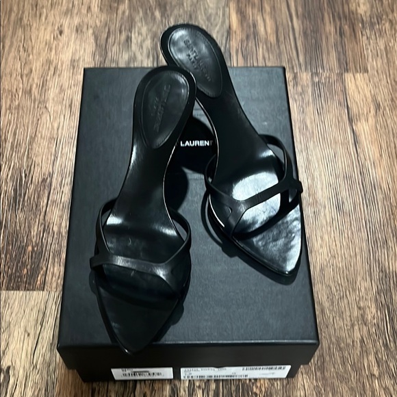Yves Saint Laurent | Shoes | Yves Saint Laurent Carla 6mm Leather Mule ...
